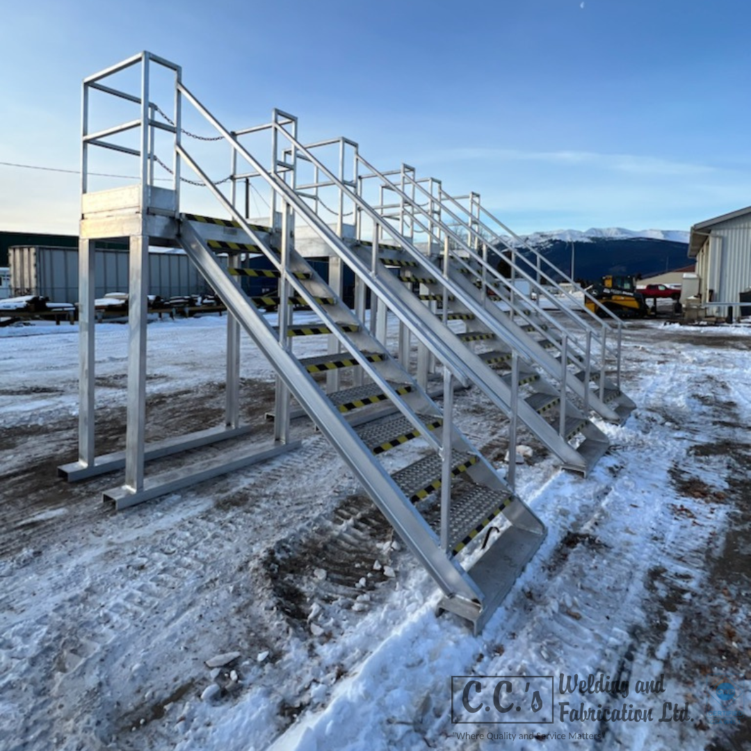 Stairs and Door Entry Platforms - CCs Welding and Fabrication